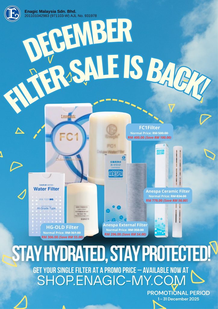 December Filter SALES is Back! – Enagic (Malaysia) Sdn Bhd
